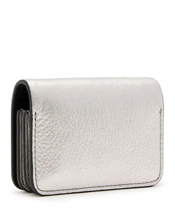 ALLSAINTS Honore Grained Leather Card Holder Crossbody