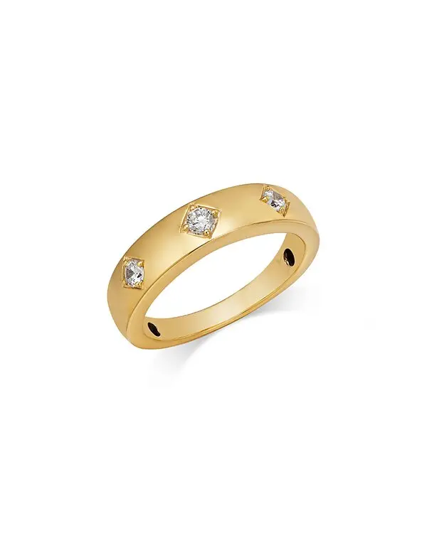 Bloomingdale'S Diamond Band Ring In 14k Yellow - Gold