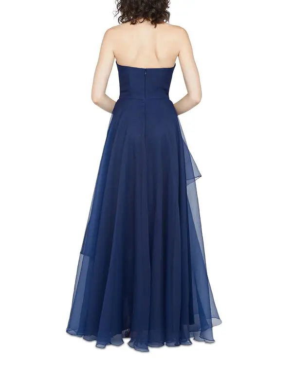 Theia Aubrey Strapless Gown