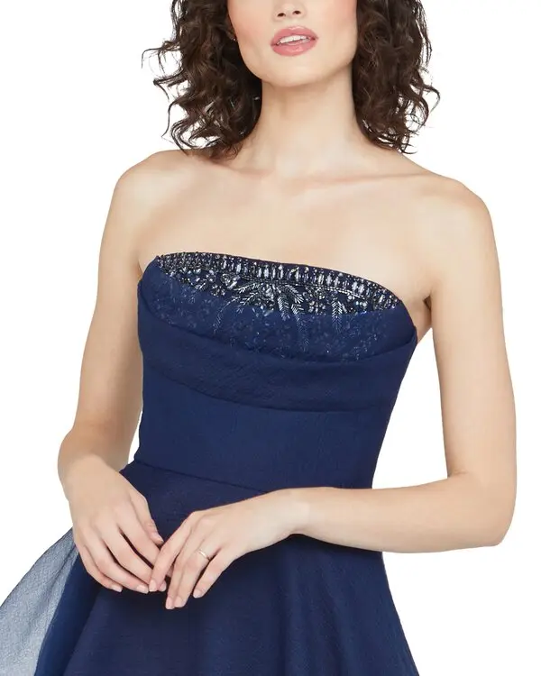 Theia Aubrey Strapless Gown