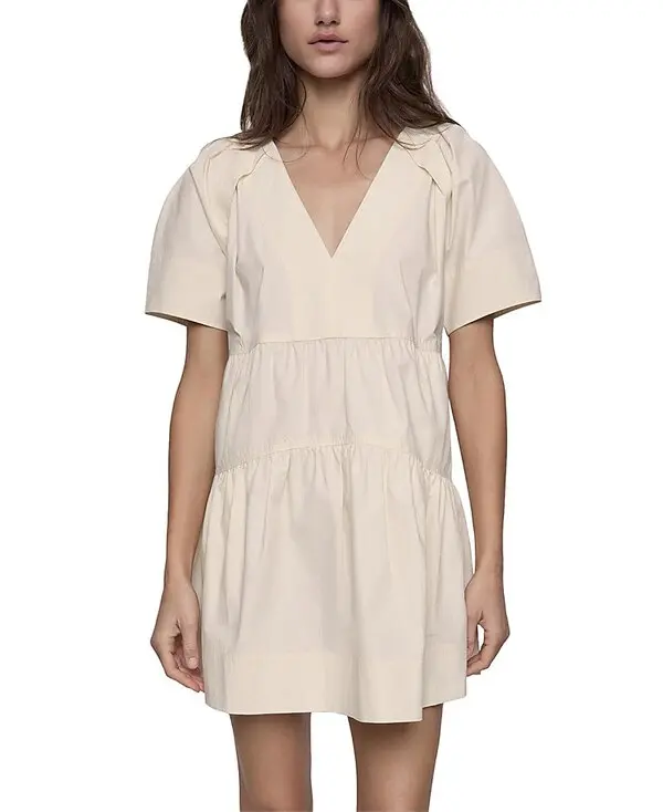Rebecca Minkoff Vera Mini Dress - Medium Beige