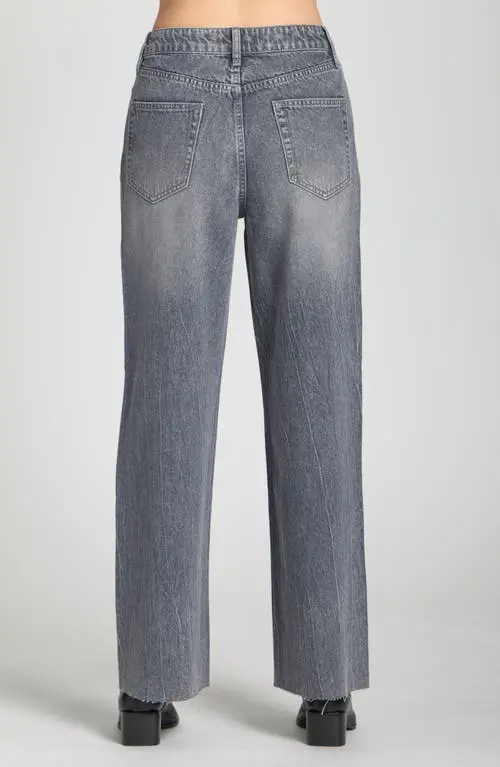 APNY Featherweight Wide Leg Jeans - Grey