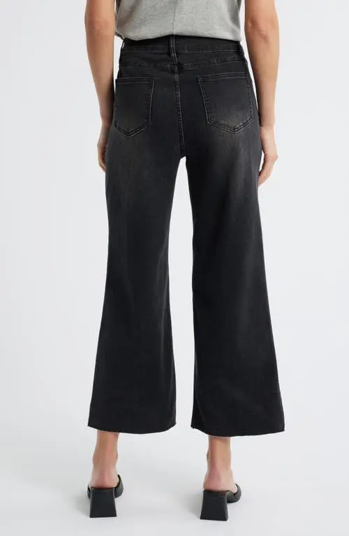 APNY Crop Wide Leg Jeans - Black