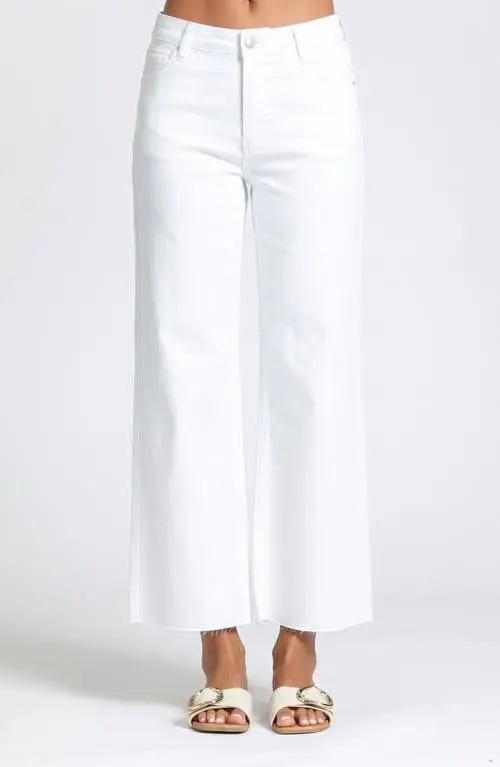 APNY Crop Wide Leg Jeans - White