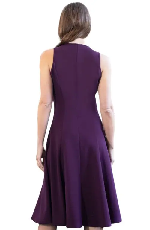 HOTSQUASH LONDON CLOTHING A-line Sleeveless Fit And Flare Dress