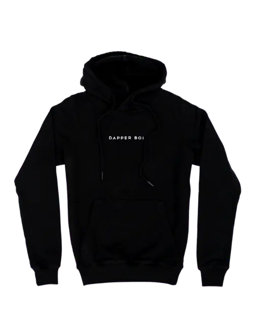 DAPPER BOI Pullover Hoodie - Black