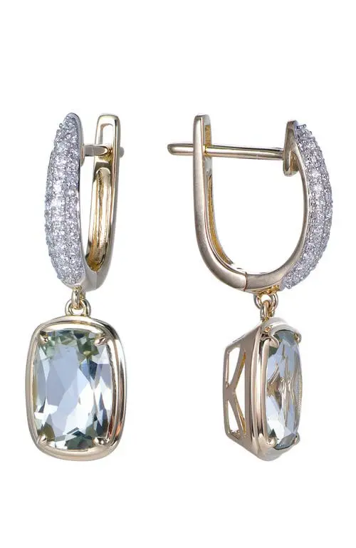 KAHN HIGH JEWELRY Amethyst And Diamond Earrings