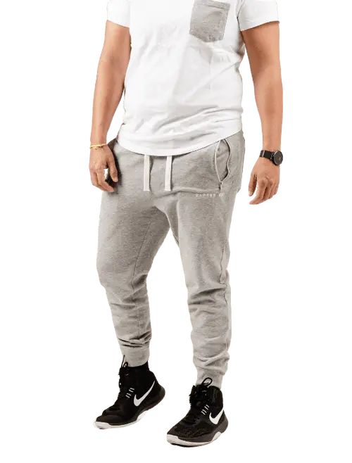 DAPPER BOI Relaxed Fit Joggers - Grey Mélange