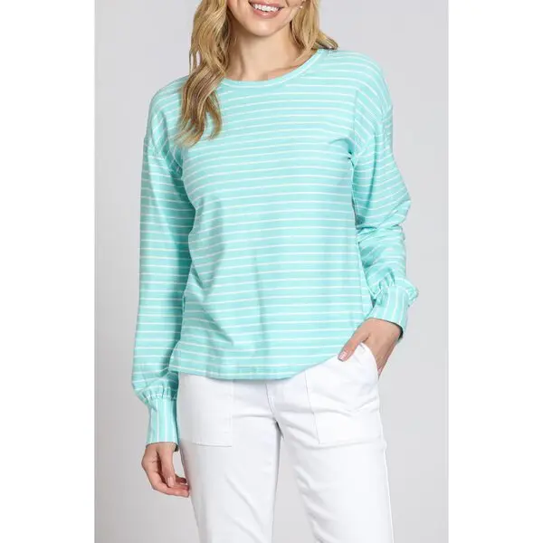 APNY Stripe Stretch Cotton Top