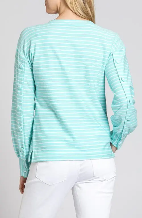 APNY Stripe Stretch Cotton Top