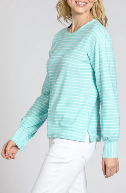 APNY Stripe Stretch Cotton Top