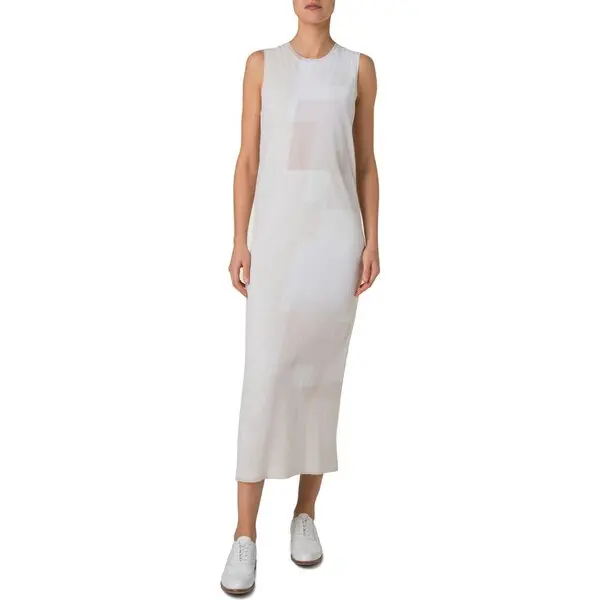 Akris Trapeze Rayonnant Sleeveless Knit Shift Dress In Greige-Ecru - 70%  Off | Editorialist
