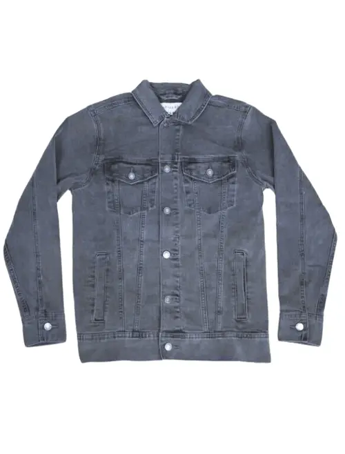 DAPPER BOI Denim Trucker Jacket - Grey