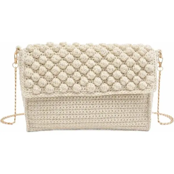 MODA LUXE Celeste Crossbody Handbag - Ivory