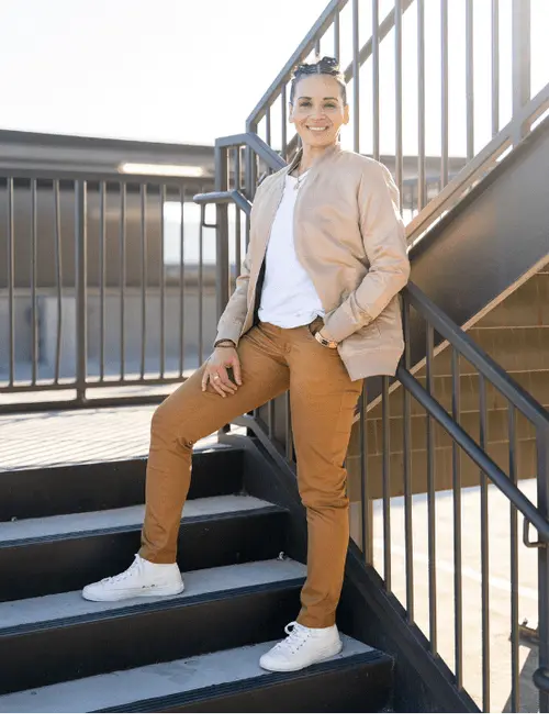 DAPPER BOI Slim Chino Pants - Khaki