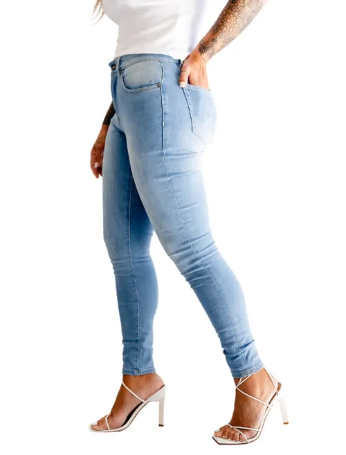 DAPPER BOI Skinny Jeans - Blue Fade