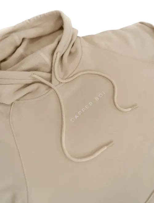 DAPPER BOI Pullover Hoodie - Cream
