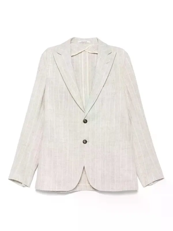 Tagliatore Striped Blazer - Neutrals
