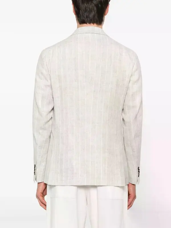Tagliatore Striped Blazer - Neutrals
