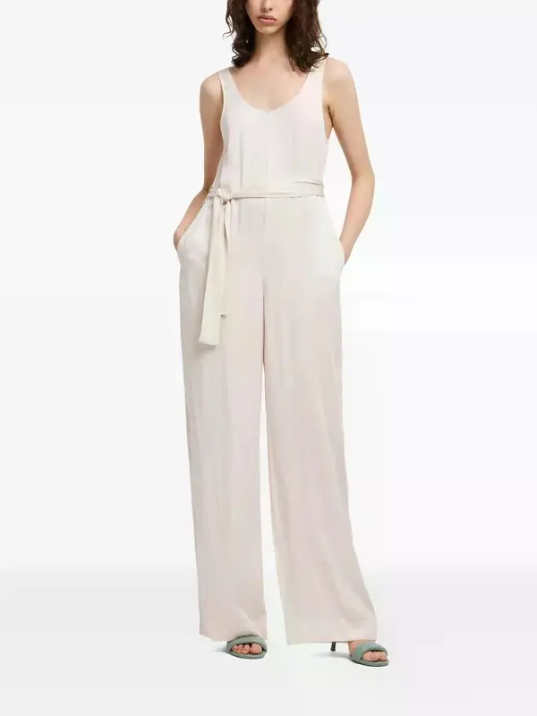 Armani Exchange Belted Jumpsuit