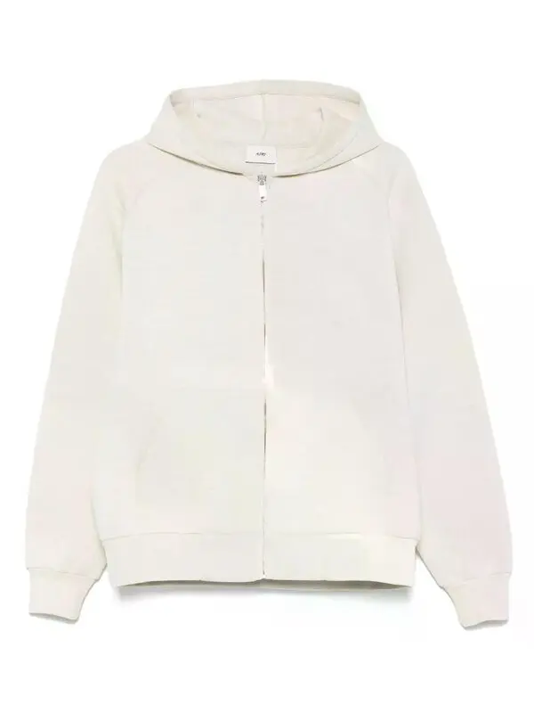AUTRY Logo-debossed Hoodie - Neutrals