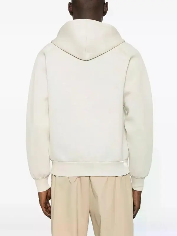 AUTRY Logo-debossed Hoodie - Neutrals