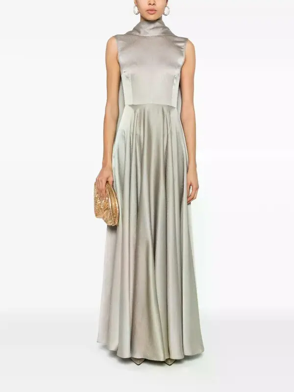 Solace London Emelia Maxi Dress - Grey