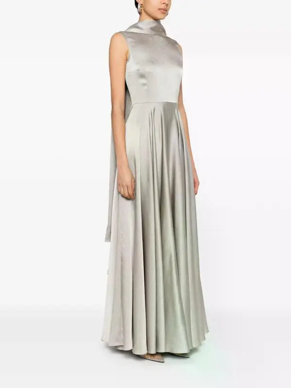 Solace London Emelia Maxi Dress - Grey