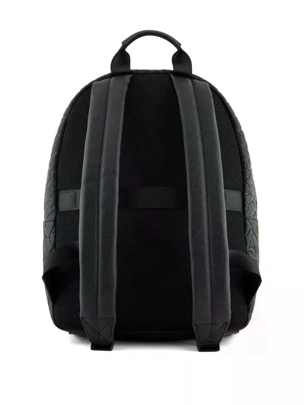 Armani Exchange Monogram Debossed Backpack