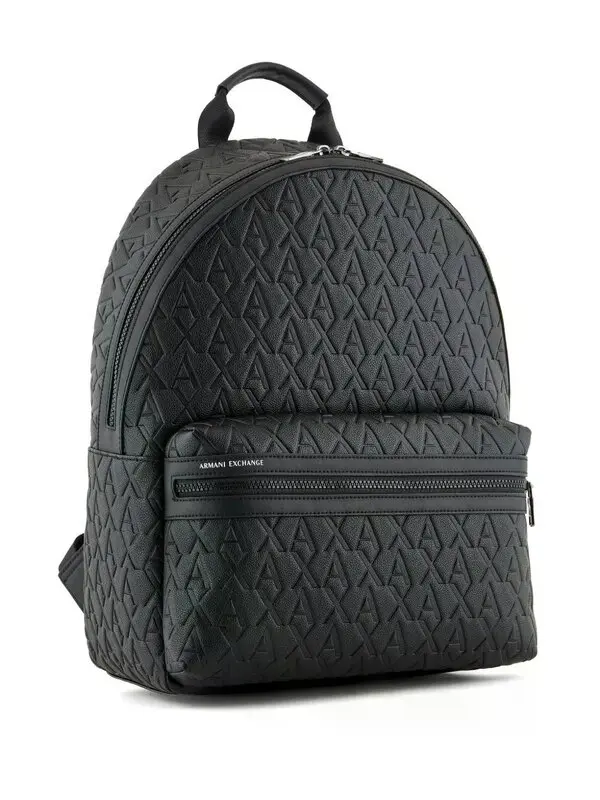 Armani Exchange Monogram Debossed Backpack