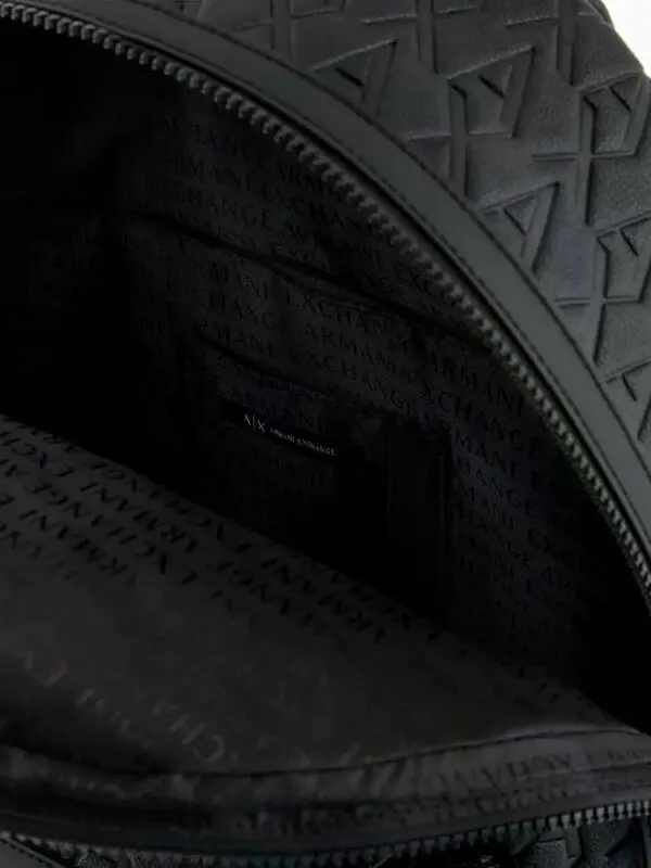 Armani Exchange Monogram Debossed Backpack