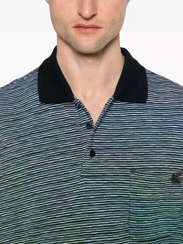 Etro Striped Polo Shirt