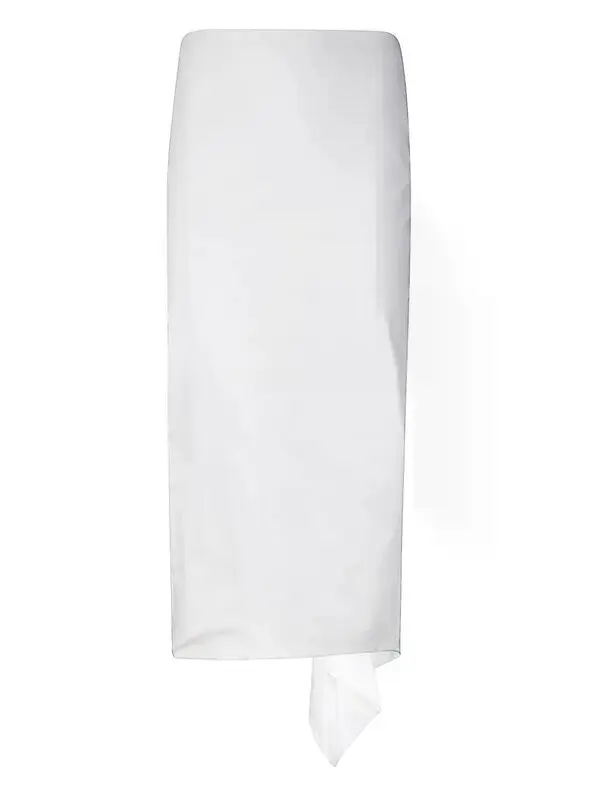 THELATEST Asymmetric Midi Skirt - White