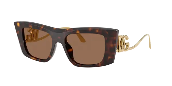 Dolce & Gabbana Tortoiseshell Sunglasses - Dark Brown