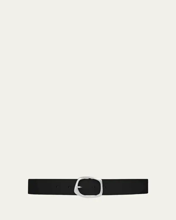 VAINCOURT PARIS La Petite Leather Belt - Black