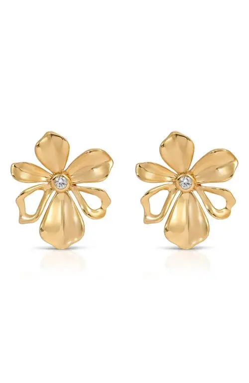 Ettika Petals Stud Earrings
