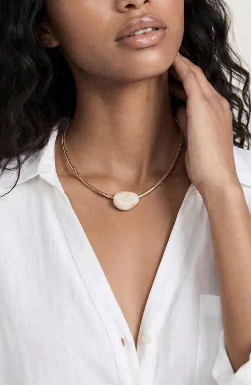 Ettika Pendant Necklace - Bone