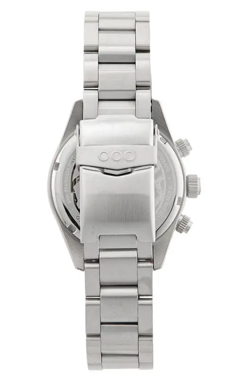 OUT OF ORDER Sporty Chronograph Bracelet Watch - Blue