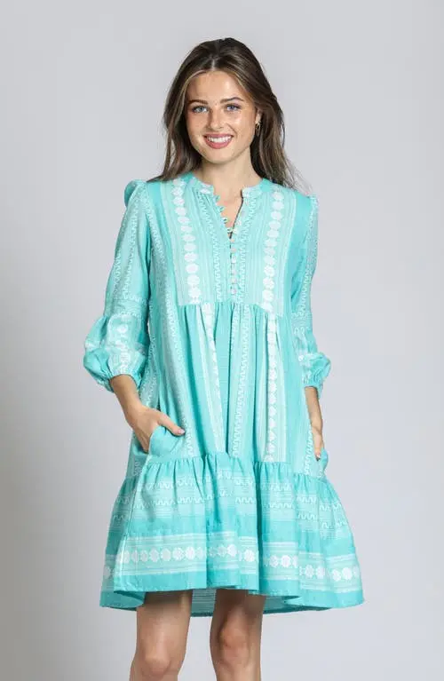 APNY Stripe Tiered Dress