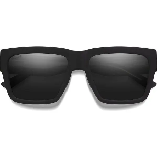 SMITH Lineup 58mm Chromapop™ Polarized Sunglasses - Matte Black / Black