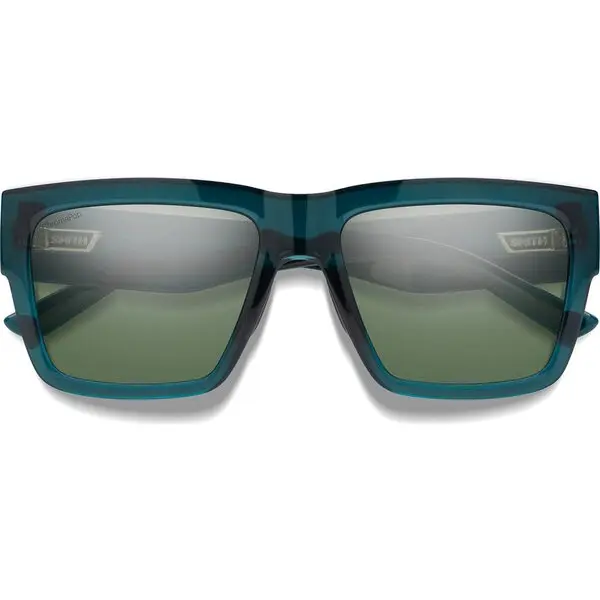 SMITH Lineup 58mm Chromapop™ Polarized Sunglasses - Pacific Crystal / Gray Green