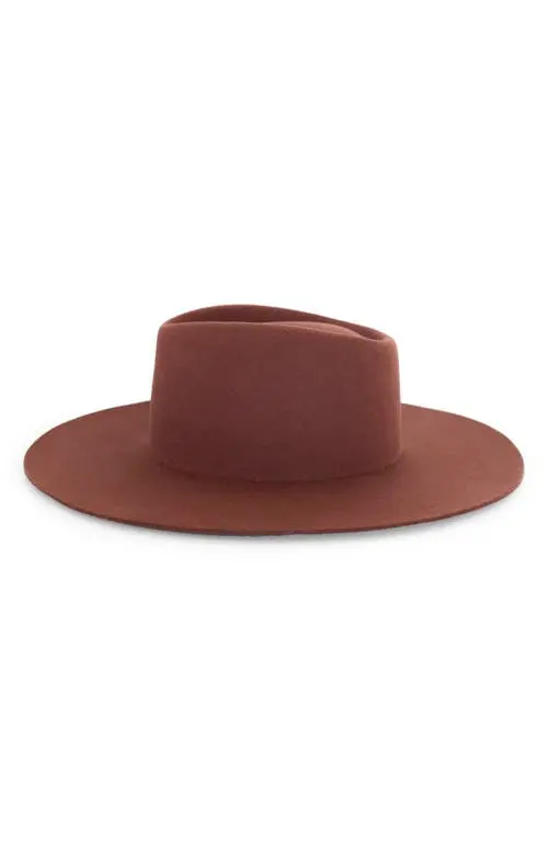 Gigi Pip Dakota Wide Brim Felt Hat - Red