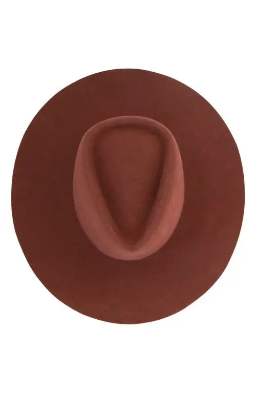 Gigi Pip Dakota Wide Brim Felt Hat - Red