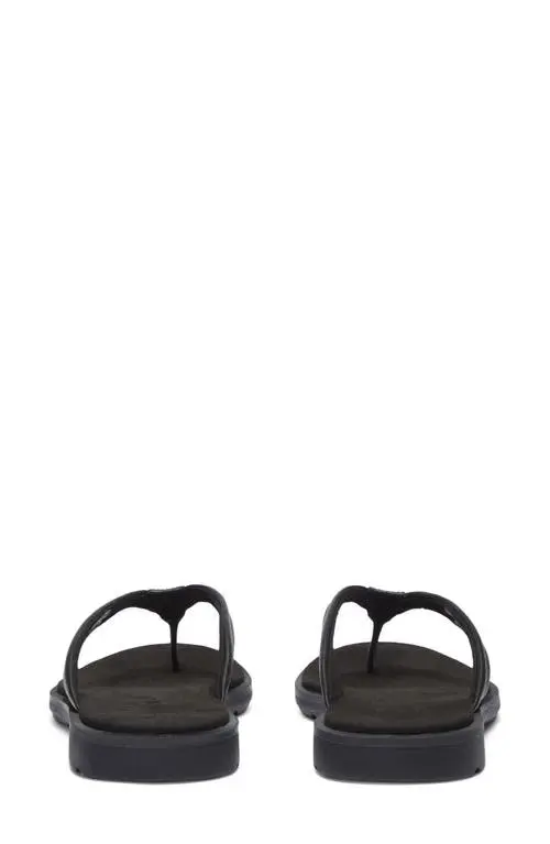 Timberland Calista Bay Flip Flop - Black Full Grain