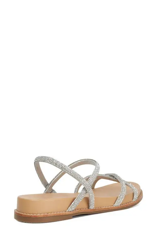 Dune London Levia Slingback Platform Sandal - Silver