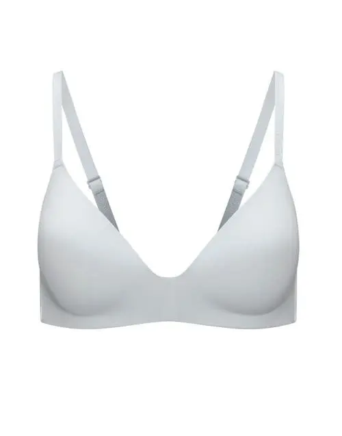 ADORE ME Valory Contour Plunge Bra - Medium Blue