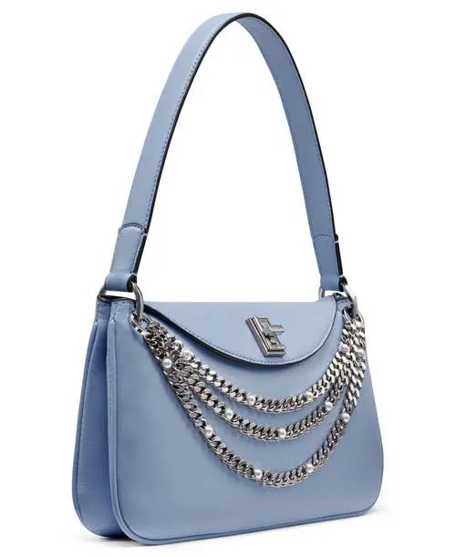 Karl Lagerfeld Paris Nadine Shoulder Bag - Blue Aura