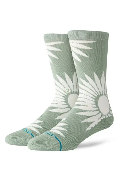 Stance Radian Burst Crew Socks - Seagreen