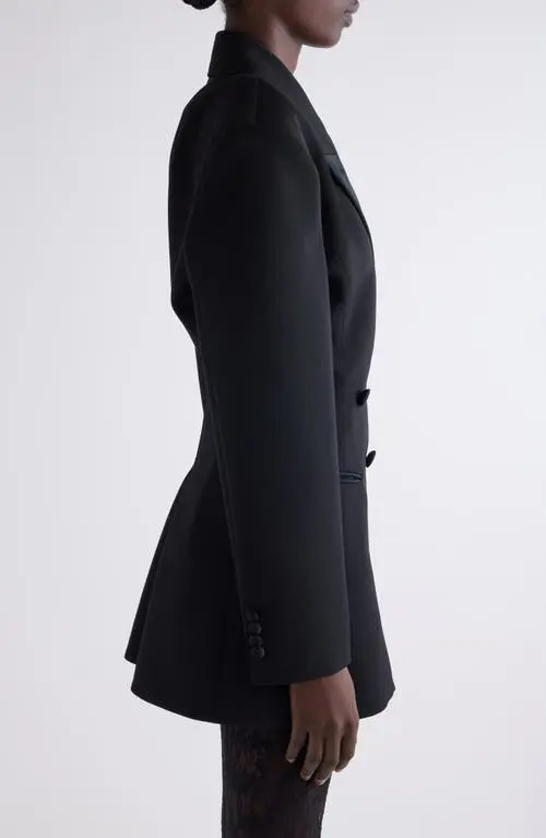 Givenchy Pleated Back Wool Smoking Jacket