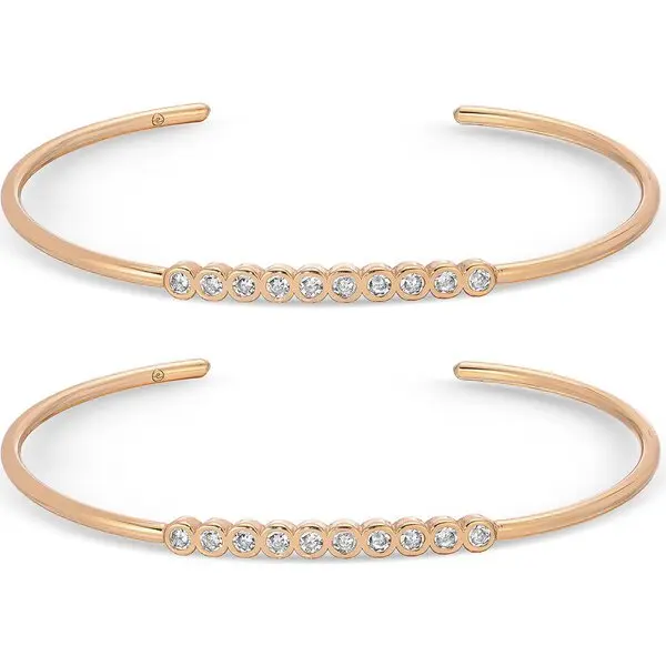 Ettika Double Take Cuff Bracelet Set - Gold